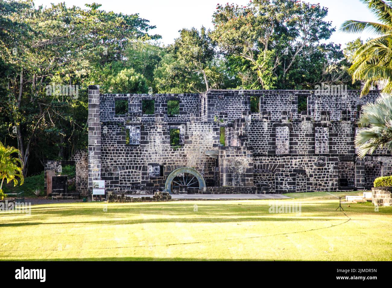 The historical ruins of Balaclava, Mauritius, Indian Ocean, Africa ...