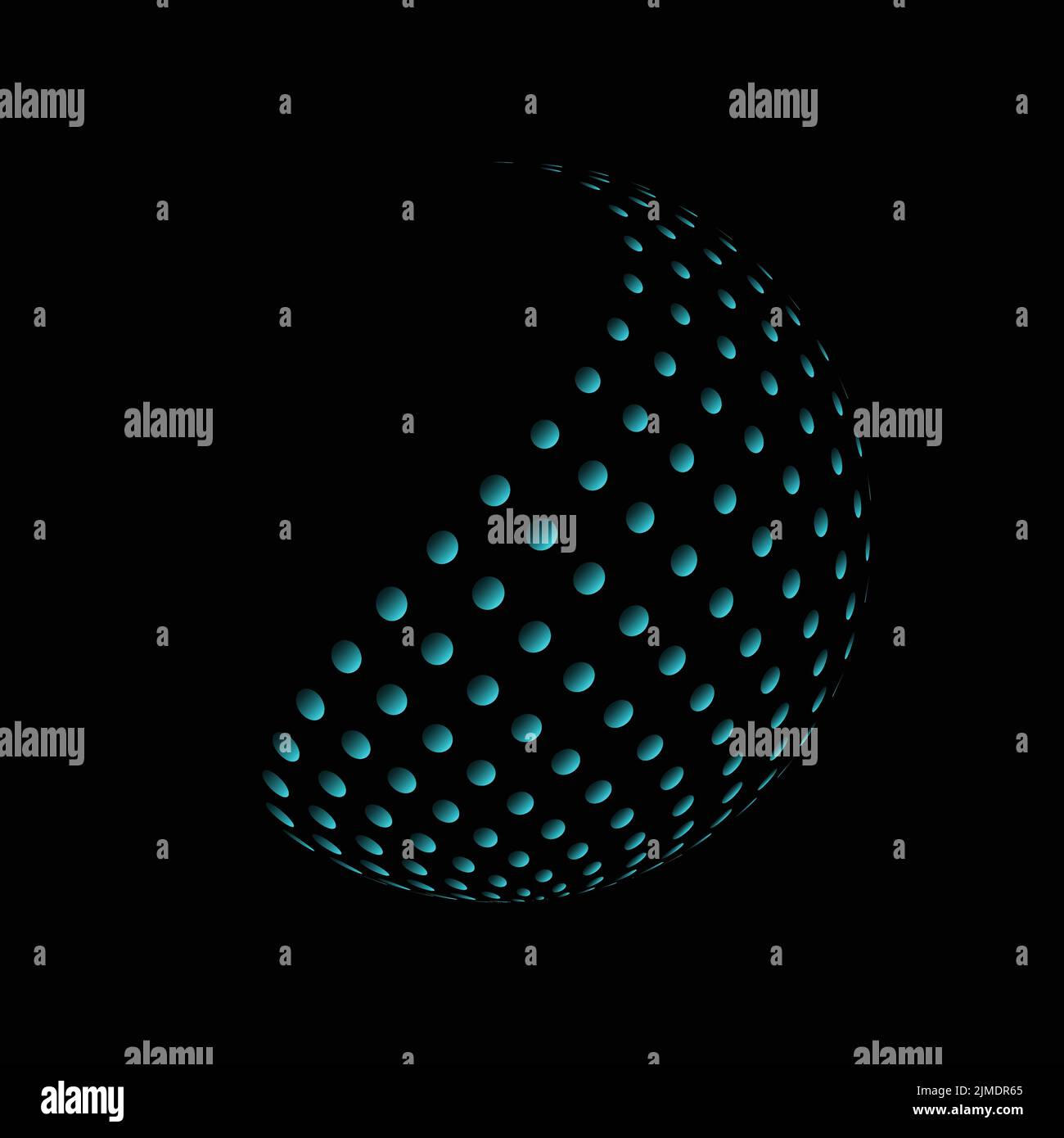 A background of several dotted circles wrapped around each other in a ...