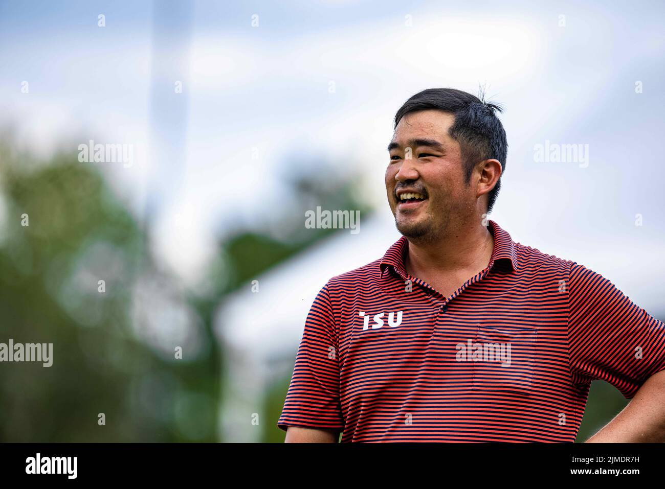 August 5, 2022: John Huh finishes at eight under at the 2022 Wyndham ...
