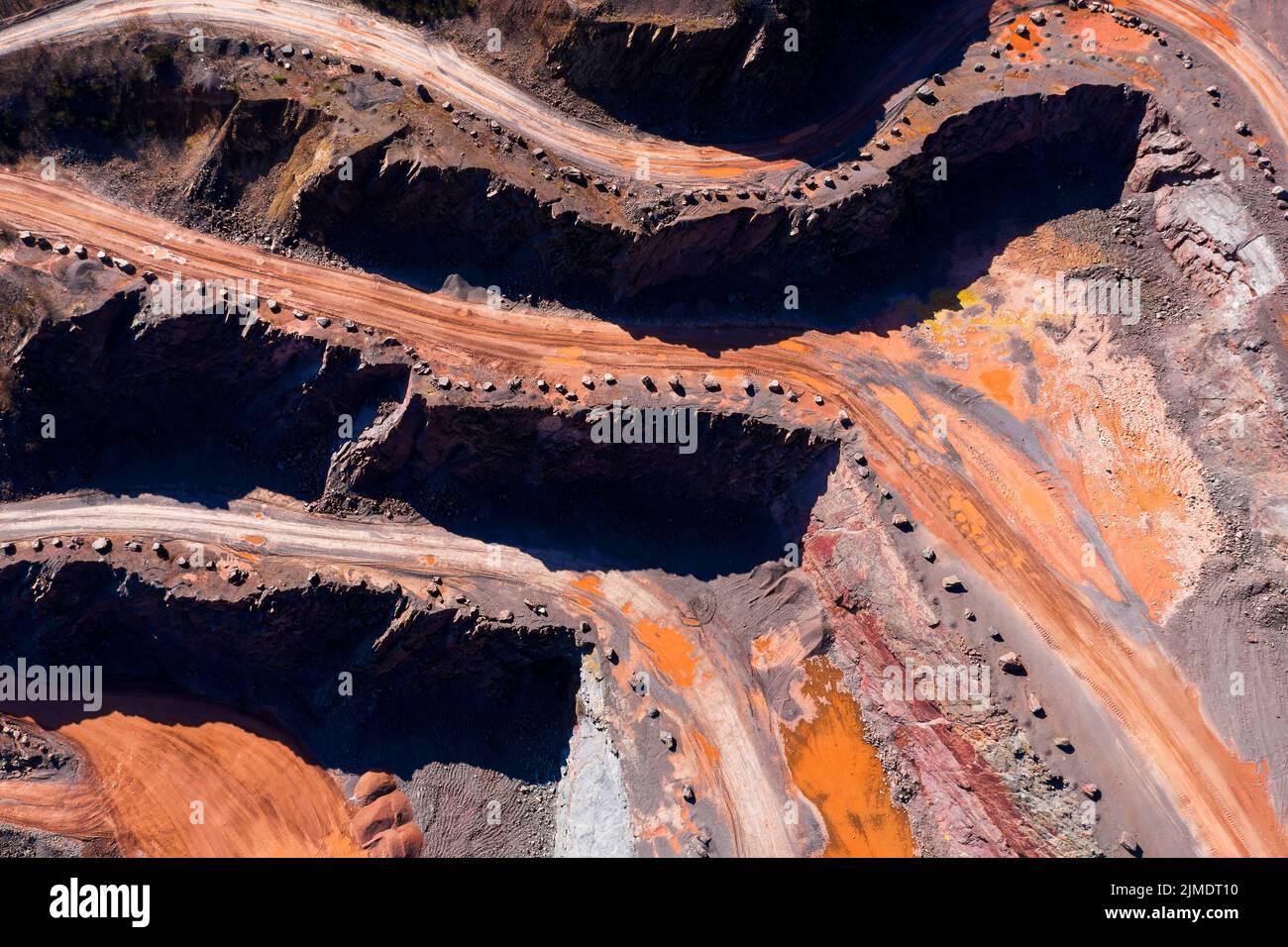 A big quarry from above Stock Photo - Alamy