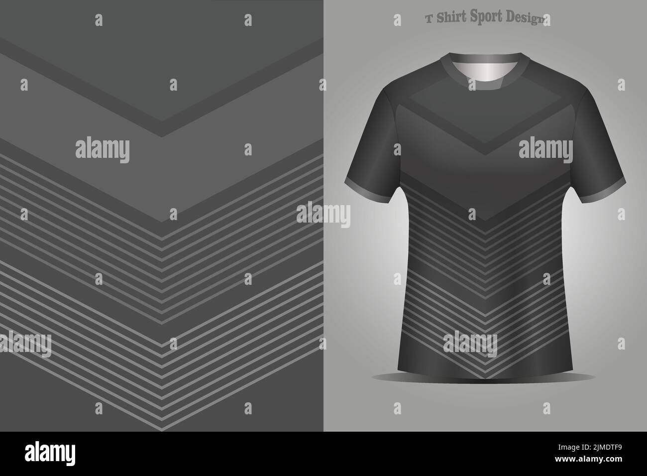 A vector illustration of a gray football t-shirt design Stock Vector ...