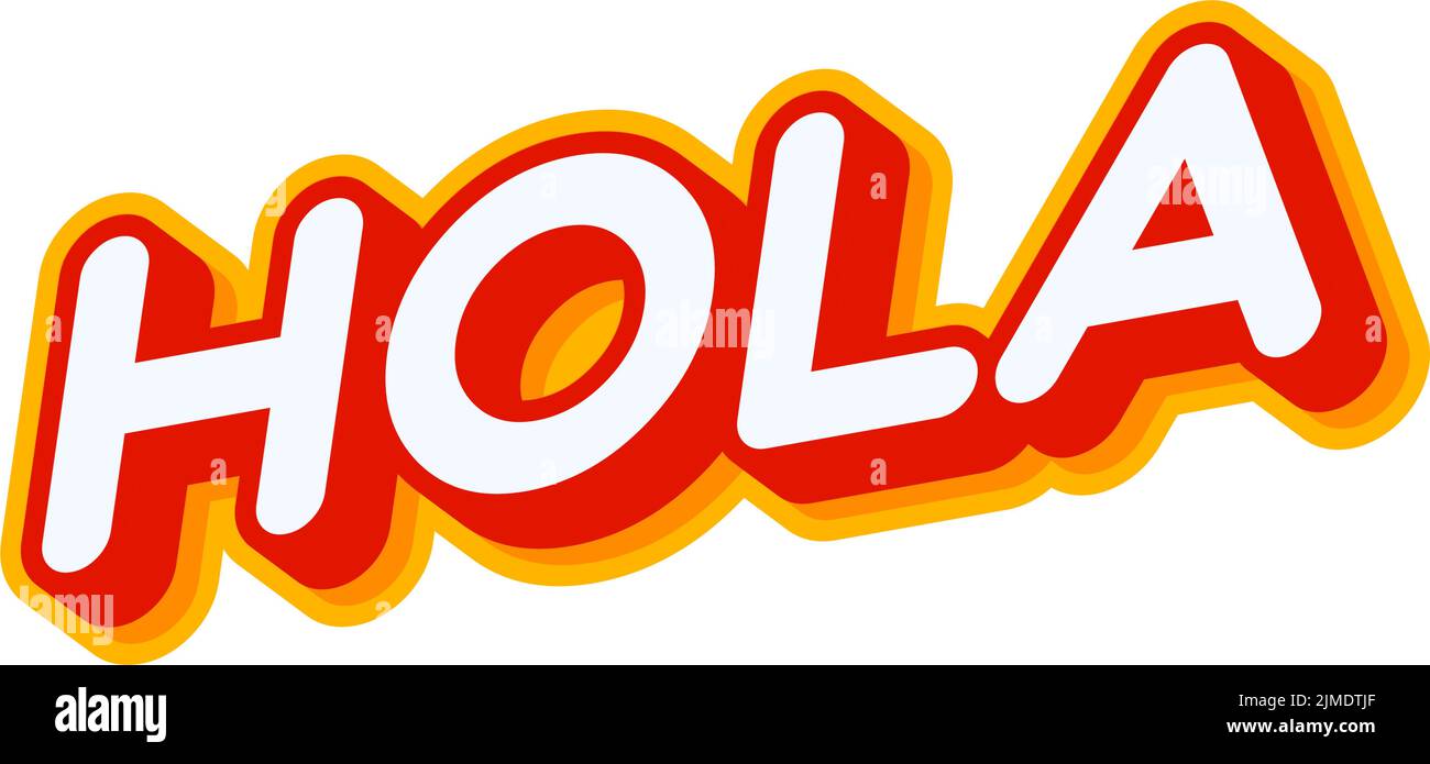 Hola logo hi-res stock photography and images - Alamy