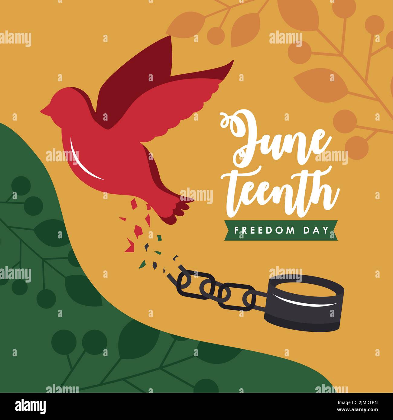 Juneteenth text vector illustration poster hi-res stock photography and ...