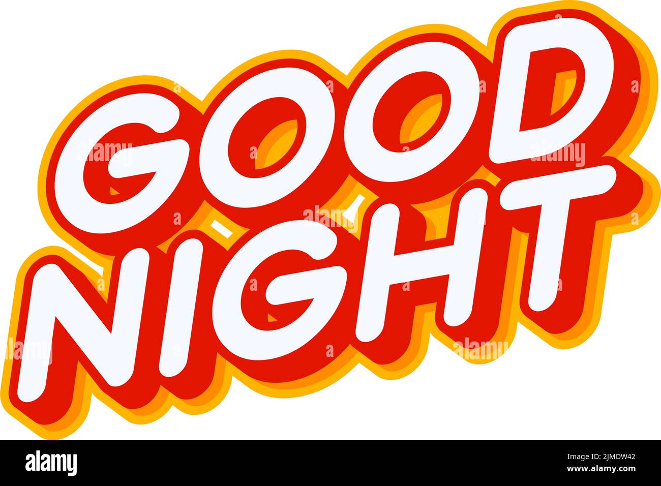 Good Night. Hand drawn typography poster. T shirt hand lettered ...