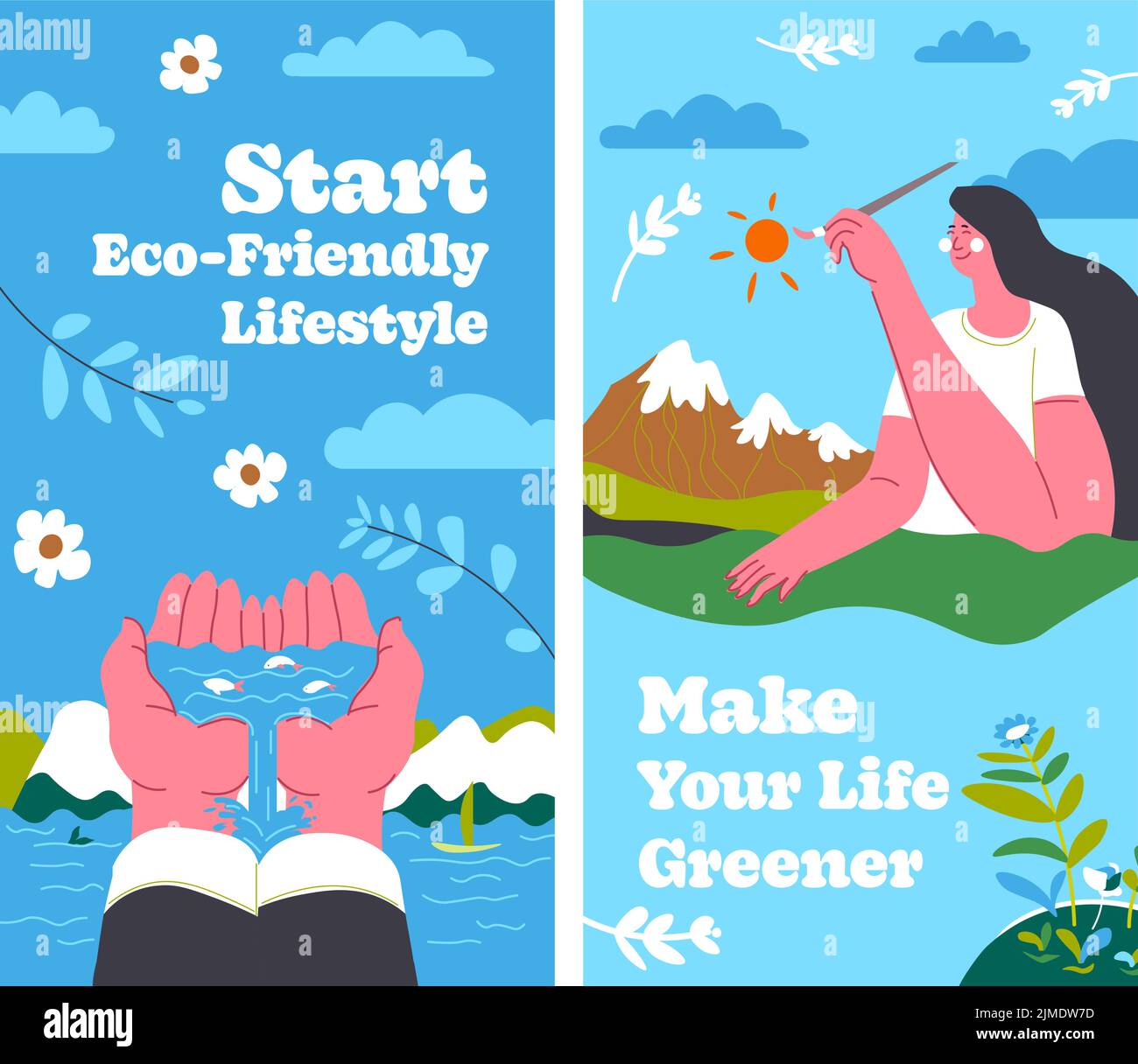 Start eco friendly lifestyle and save planet hi-res stock photography ...