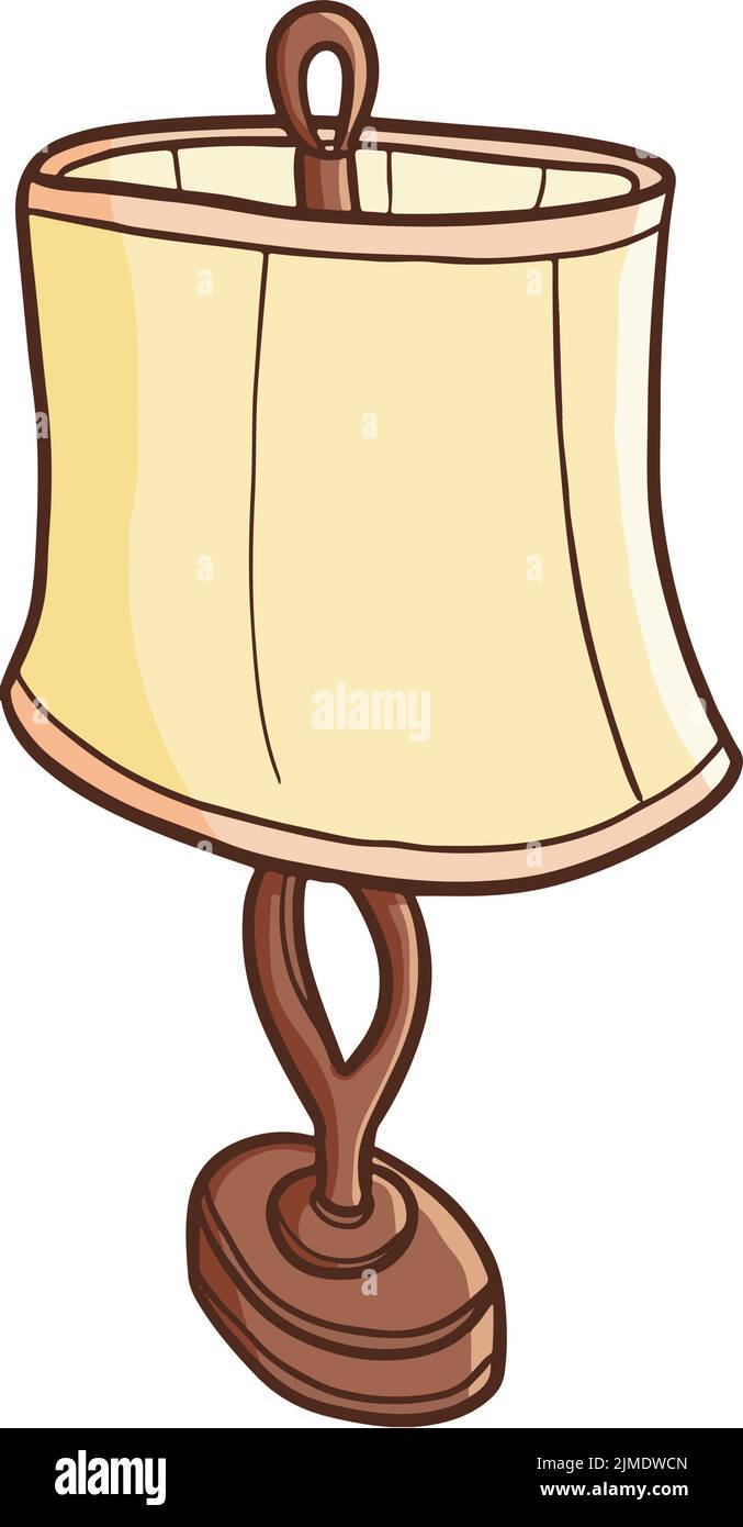 A vector of a lamp with a white background Stock Vector Image & Art - Alamy