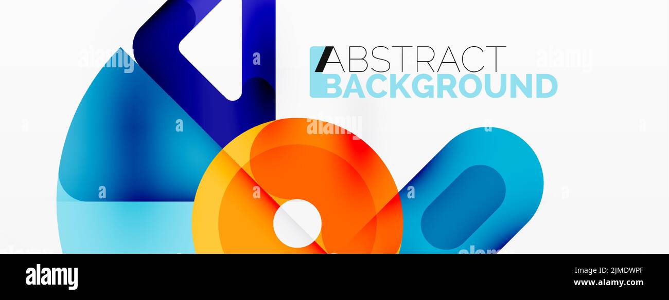 Creative geometric wallpaper. Circles, lines background. Business ...