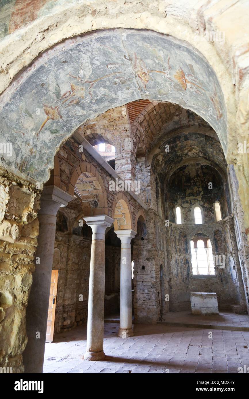 Medieval City Mystras Stock Photo - Alamy