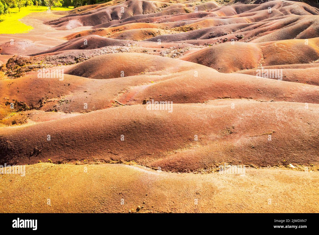 The beautiful Seven Coloured Earth (Terres des Sept Couleurs). Chamarel ...