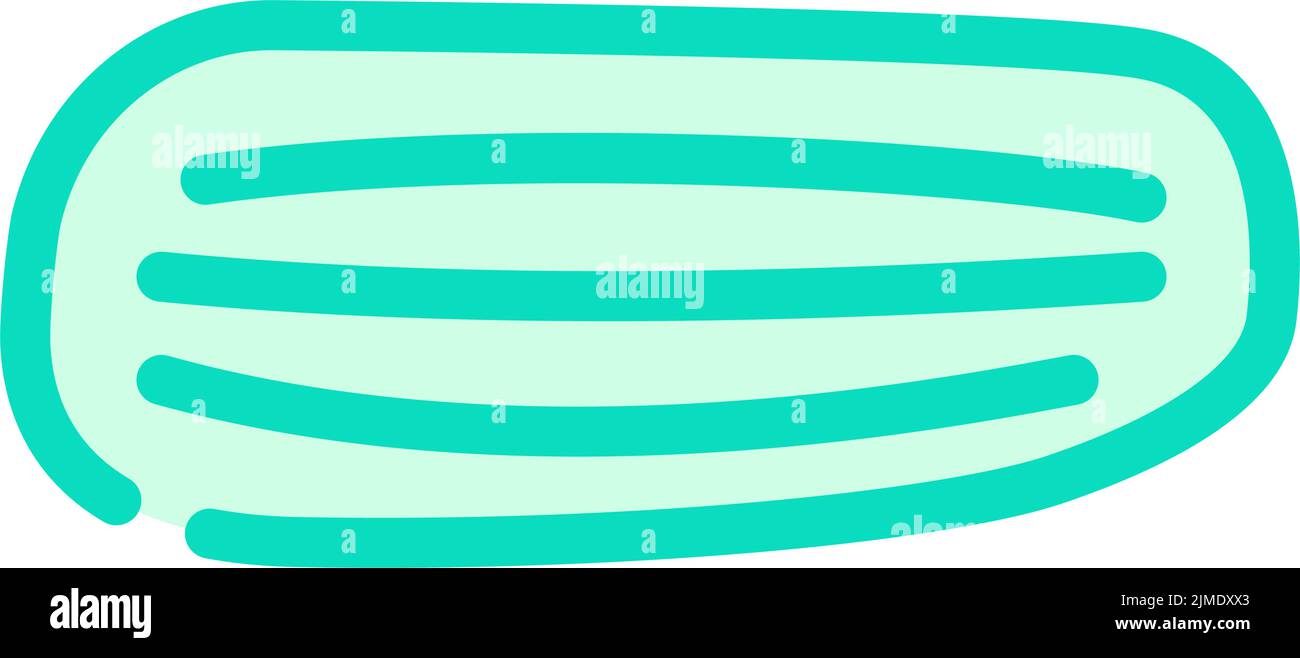 cucumber with stripes color icon vector illustration Stock Vector Image ...