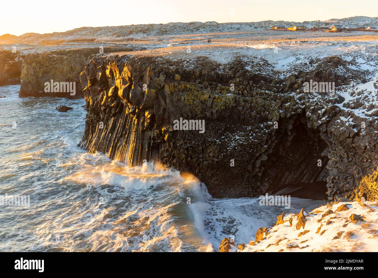 The beautiful Arnarstapi at Snaefellsness Peninsula, Iceland, Europe ...