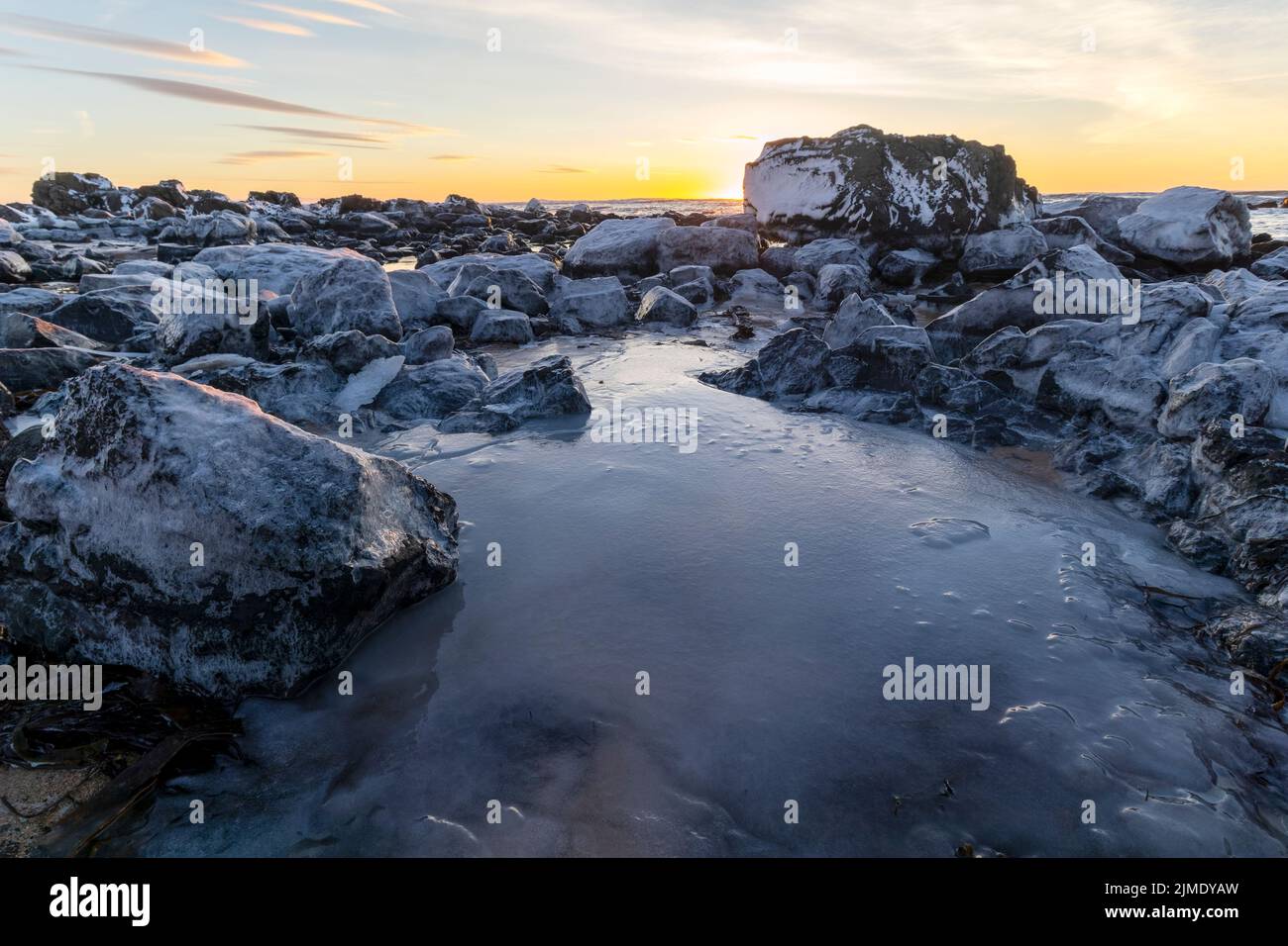 Ytri Tunga Beach at Snaefellsnes Peninsula, Iceland, Europe Stock Photo ...