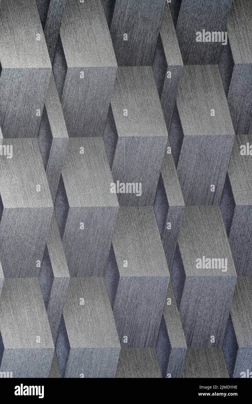 Black and white 3d shapes hi-res stock photography and images - Alamy