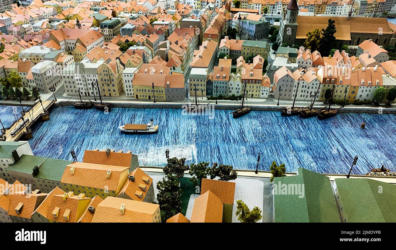 KALININGRAD, RUSSIA .Historical model of the city of Kaliningrad Stock ...