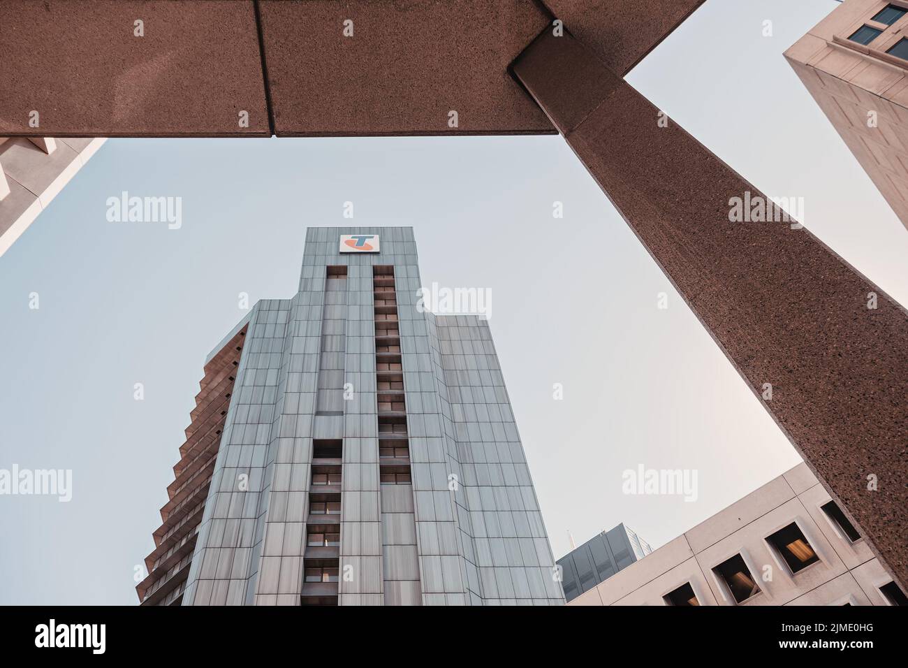 Adelaide City, South Australia - August 23, 20019: Telstra House high ...