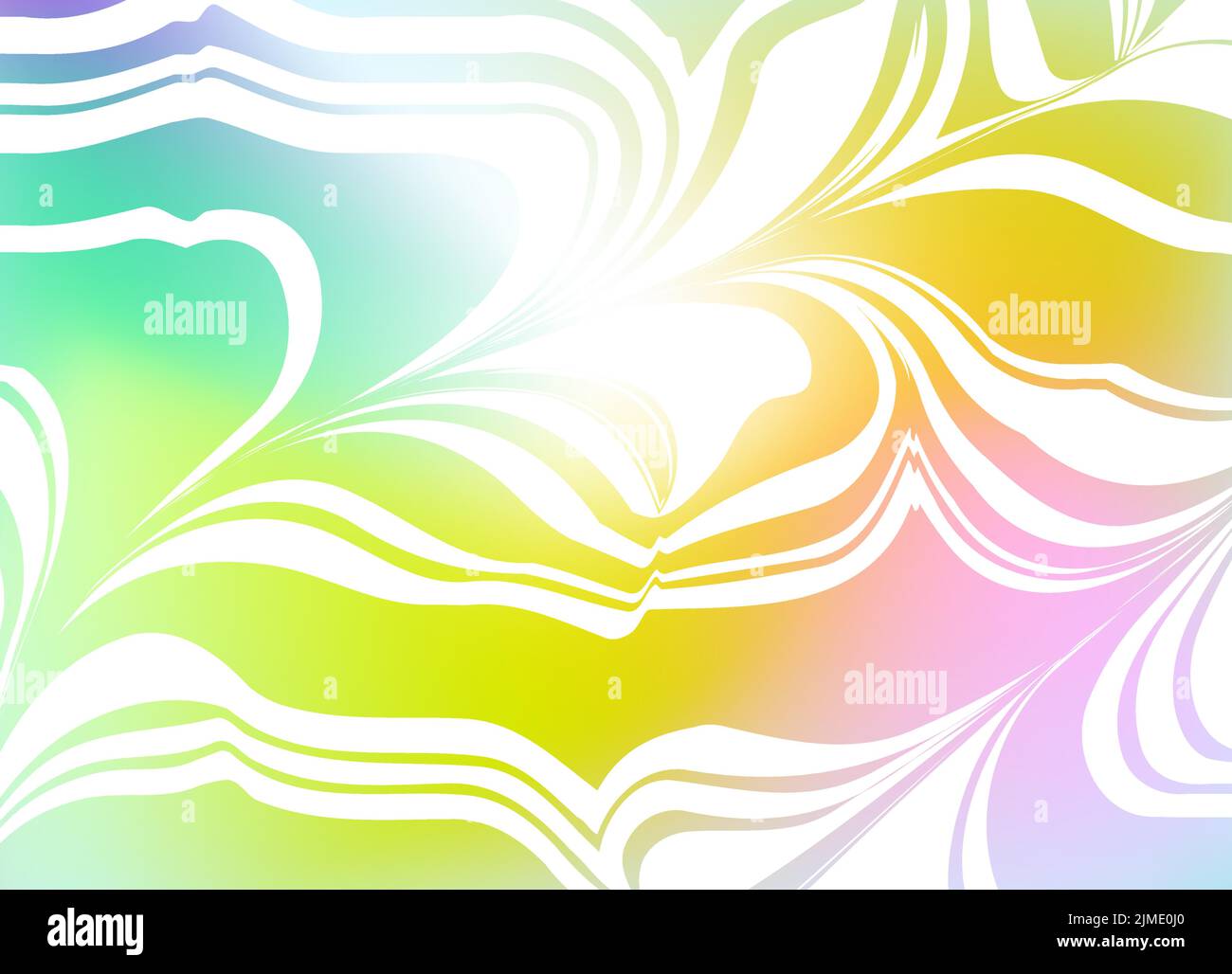 Abstract Cover Melted Gradient Stripes Set. Futuristic Y2k Geometric