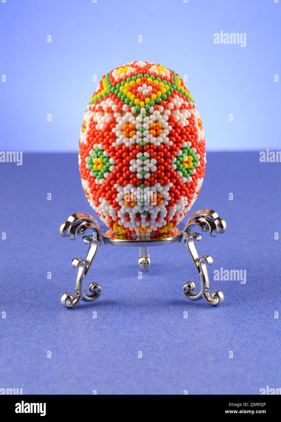 Bead Work on Egg Stock Photo - Alamy