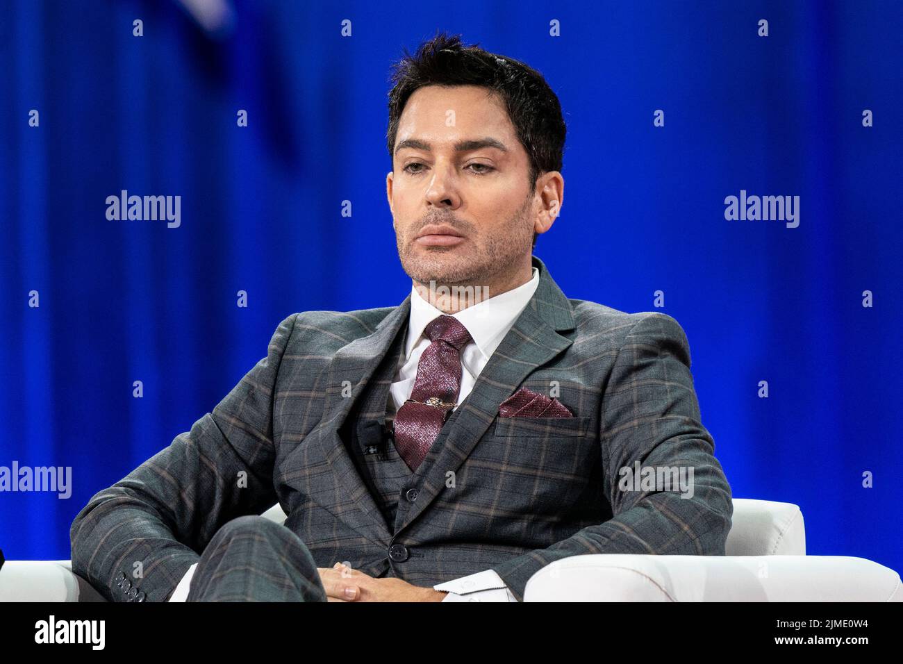 Dallas, United States. 05th Aug, 2022. Right-wing activist Brandon ...