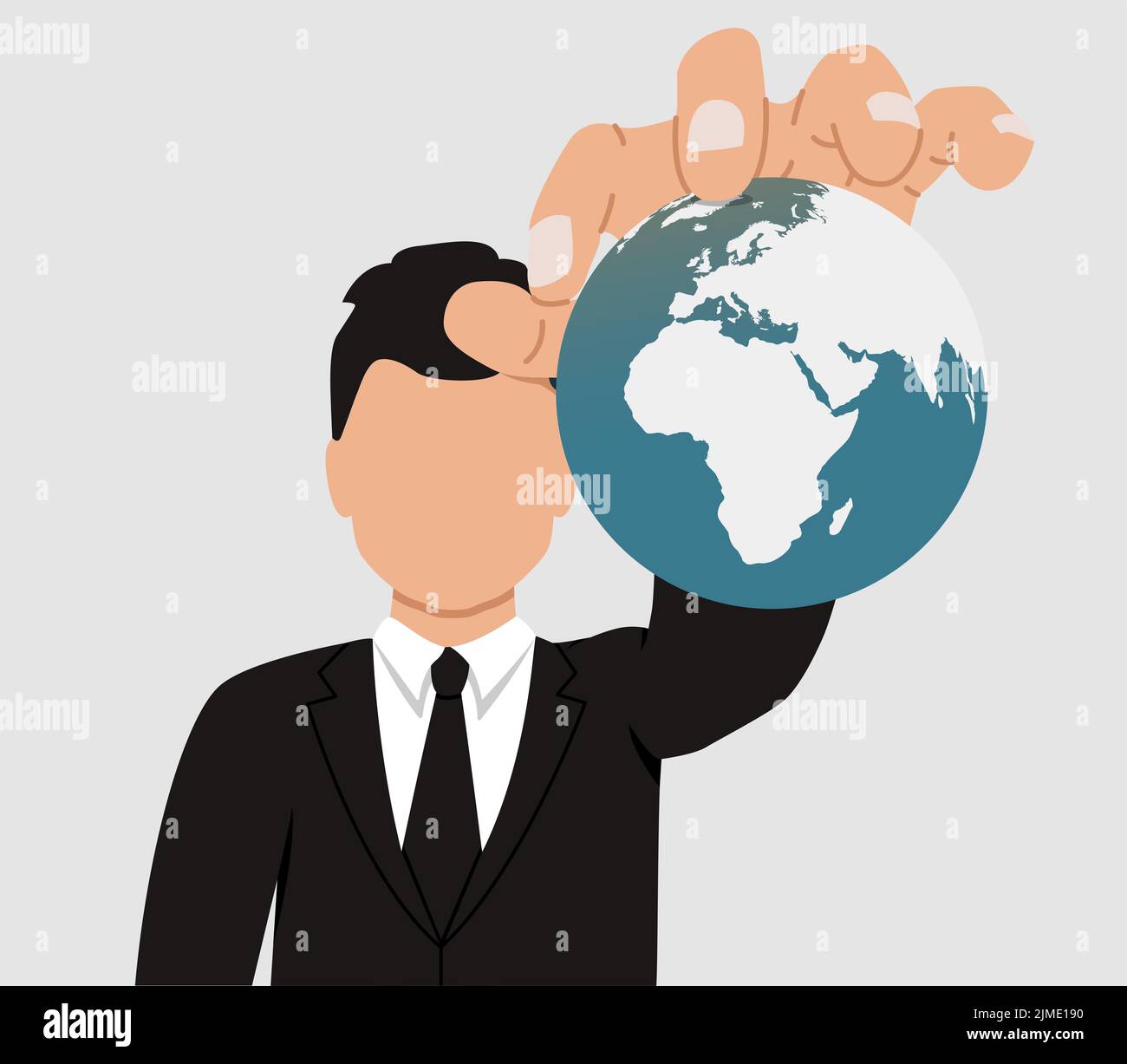 Planet earth and human hands hi-res stock photography and images - Alamy