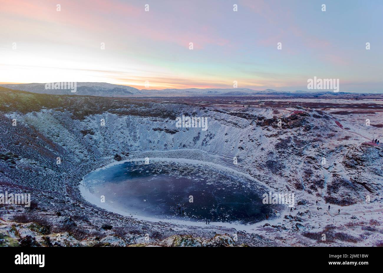 Beautiful kerid crater in hi-res stock photography and images - Alamy