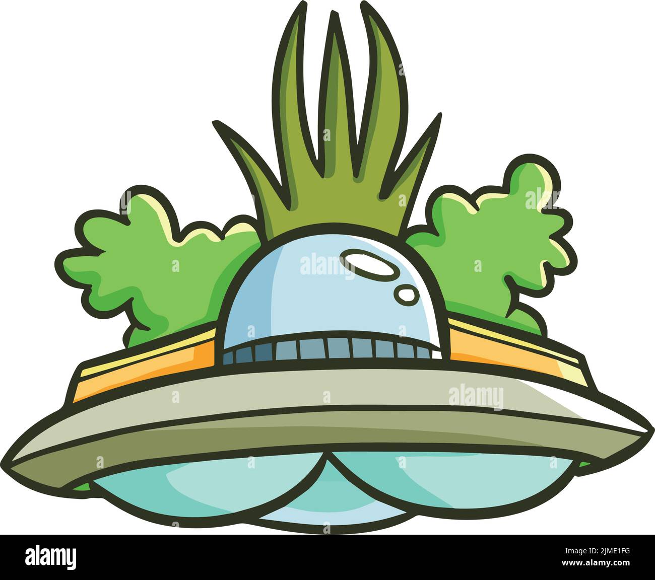 Ufo detail Stock Vector Images - Alamy