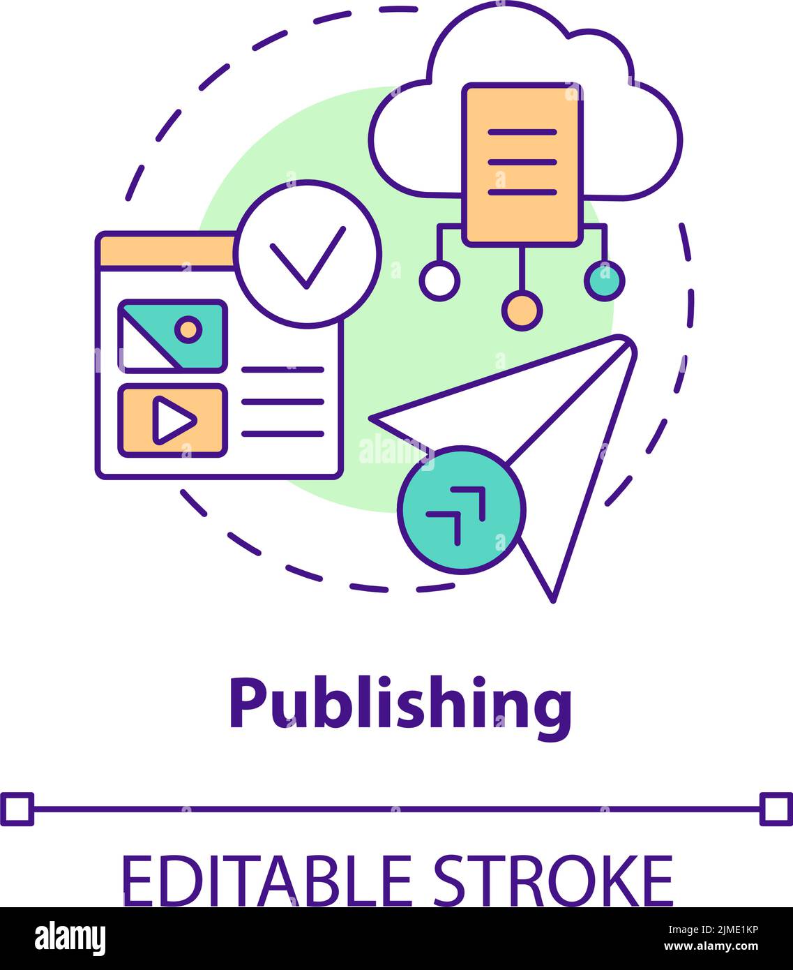 Publishing concept icon Stock Vector Image & Art - Alamy