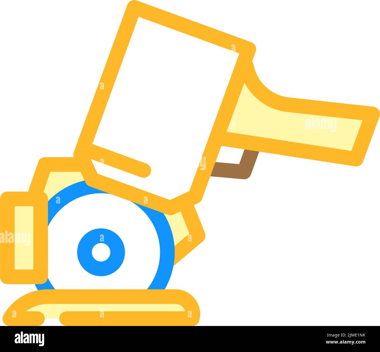 disc knife color icon vector illustration Stock Vector Image & Art - Alamy