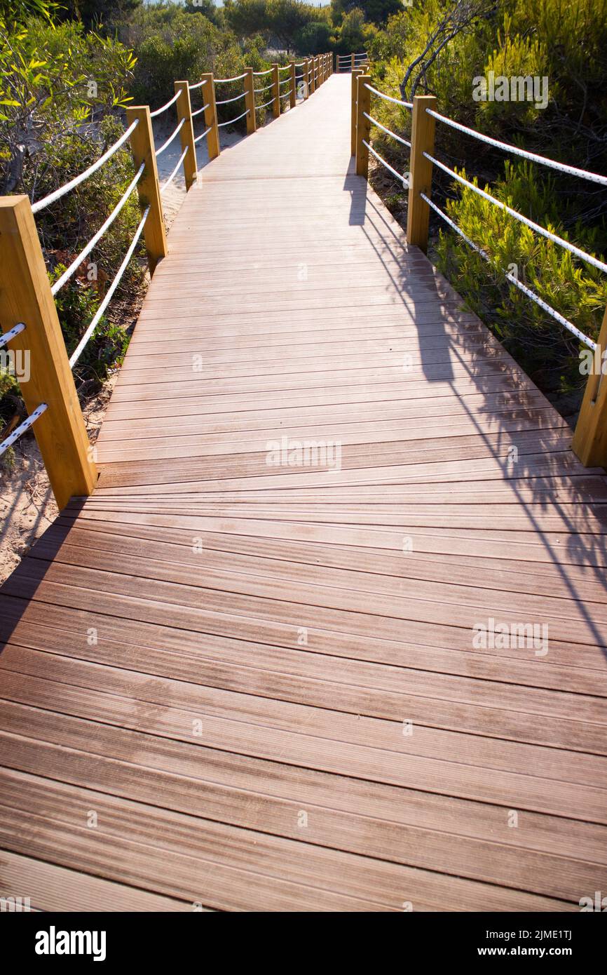 Path used for people with handicap Stock Photo - Alamy