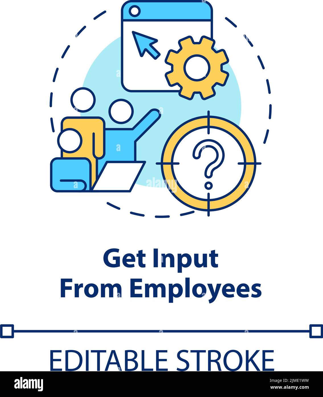 Get input from employees concept icon Stock Vector Image & Art - Alamy Get input from employees concept icon Stock Vector Image & Art - Alamy