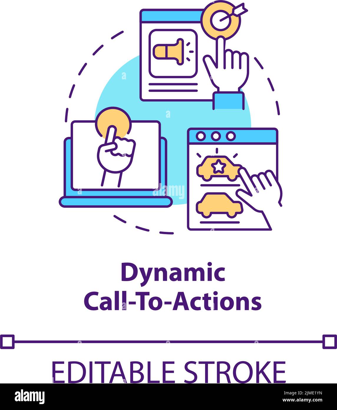 Cta platform Stock Vector Images - Alamy