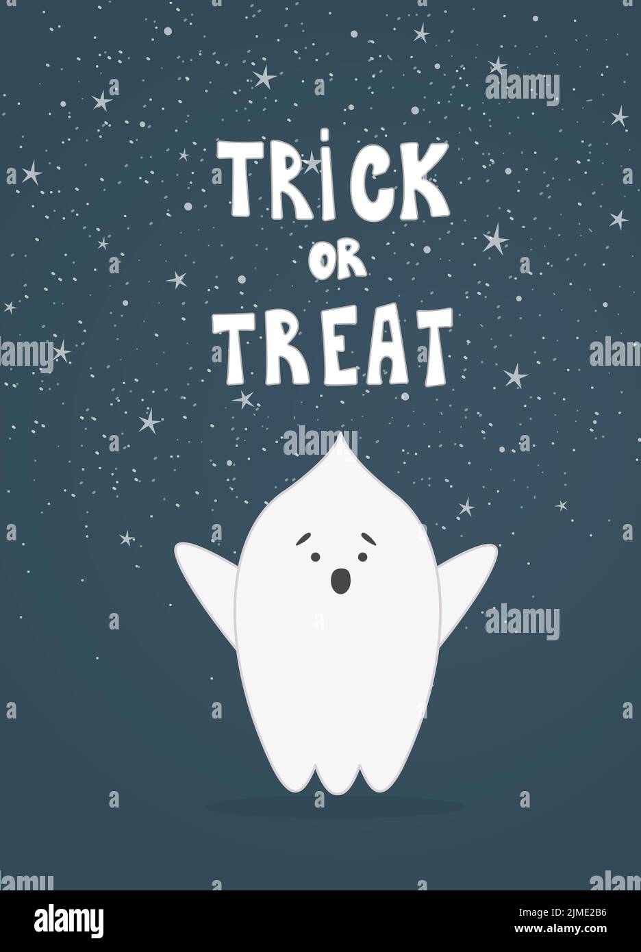 Cute little ghost Stock Vector Image & Art - Alamy