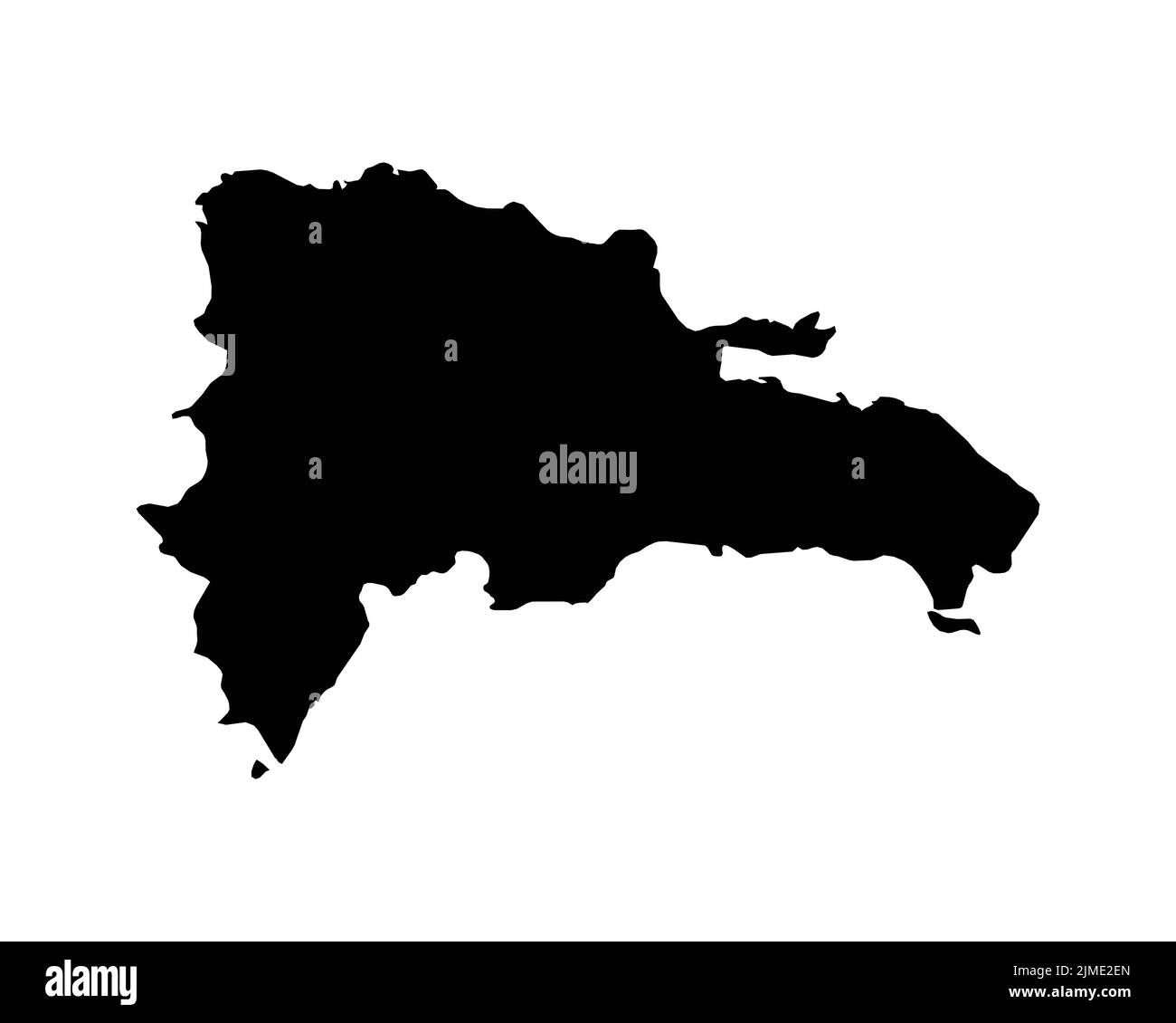 Dominican republic country black Black and White Stock Photos & Images ...