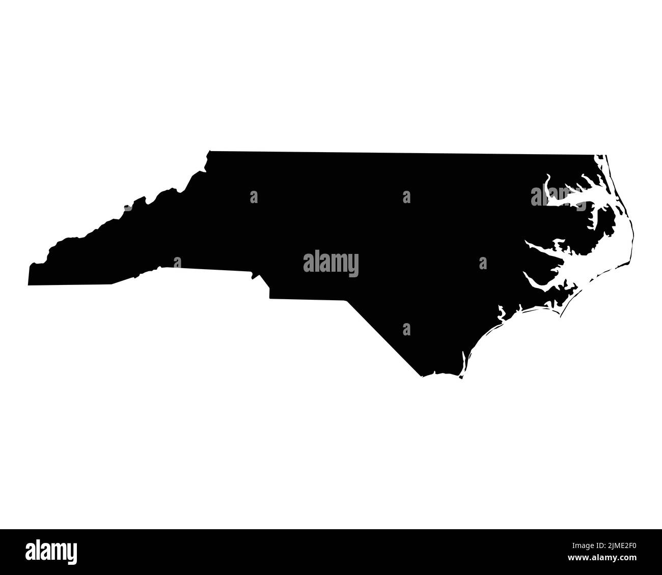 North carolina map black and white Black and White Stock Photos ...
