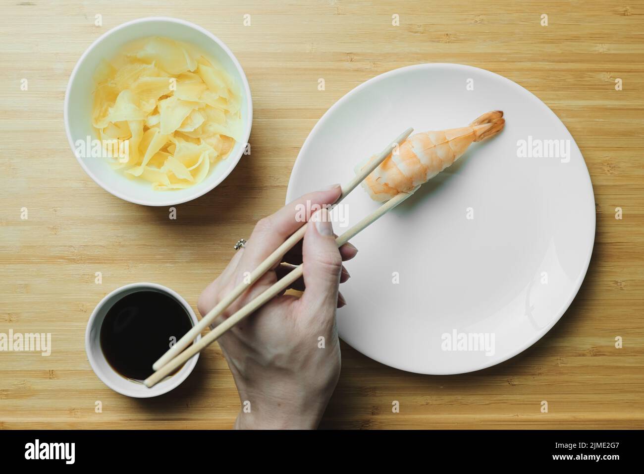 Japanese kitchen. Set of Japanese sushi and rolls. Food sticks Stock ...