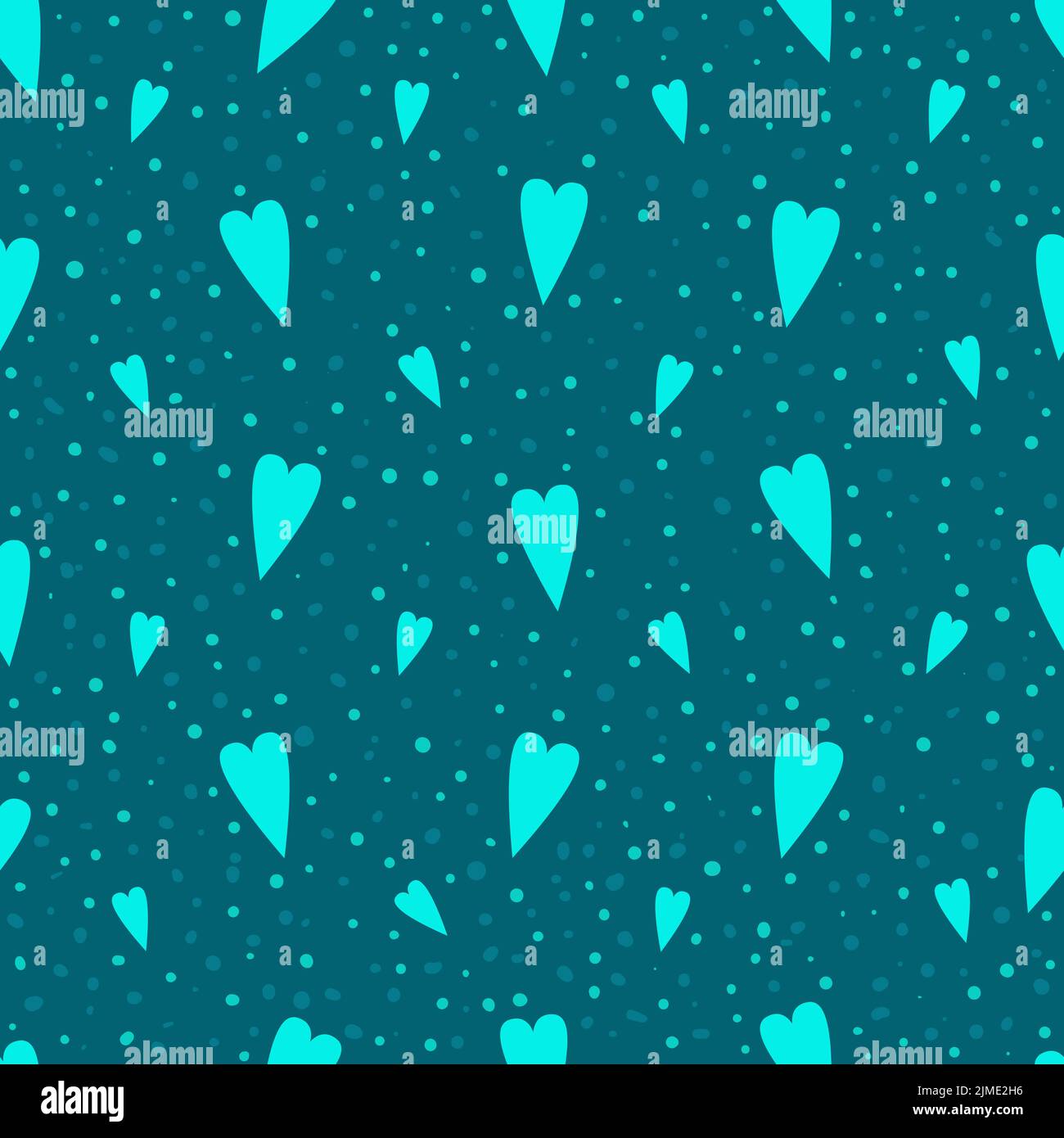 Repeated hearts and polka dot Stock Vector Image & Art - Alamy