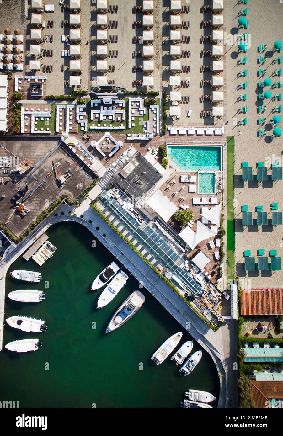 Marina seen from above hi-res stock photography and images - Alamy