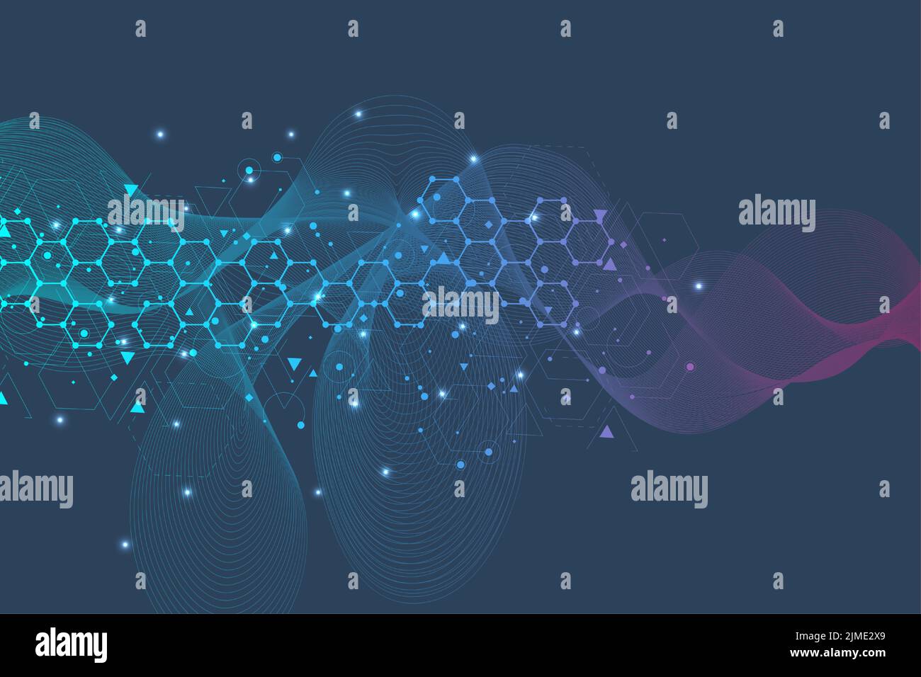 Big Data Visualization Background. Modern futuristic virtual abstract ...