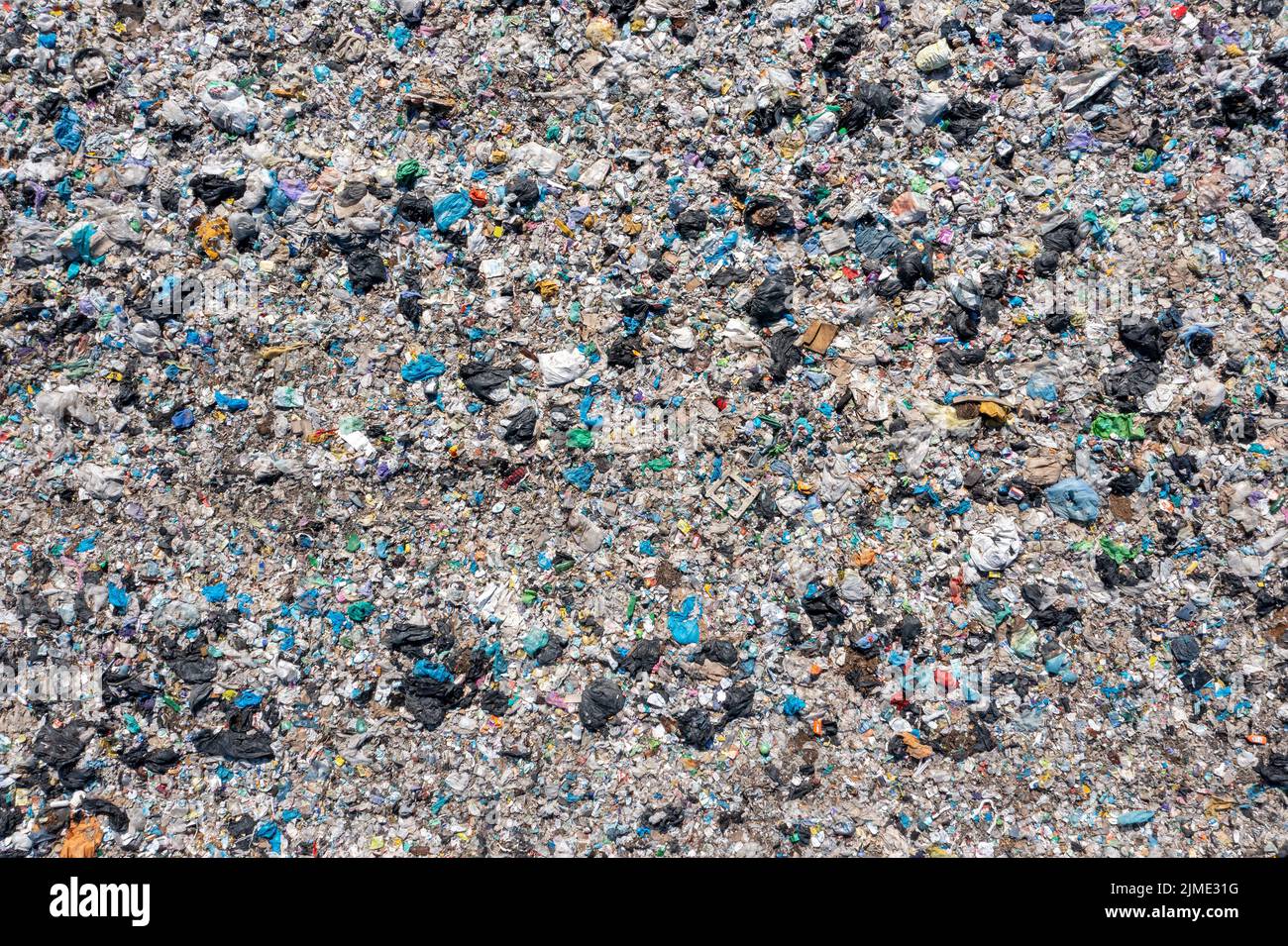 Open storage of solid waste garbage Stock Photo - Alamy