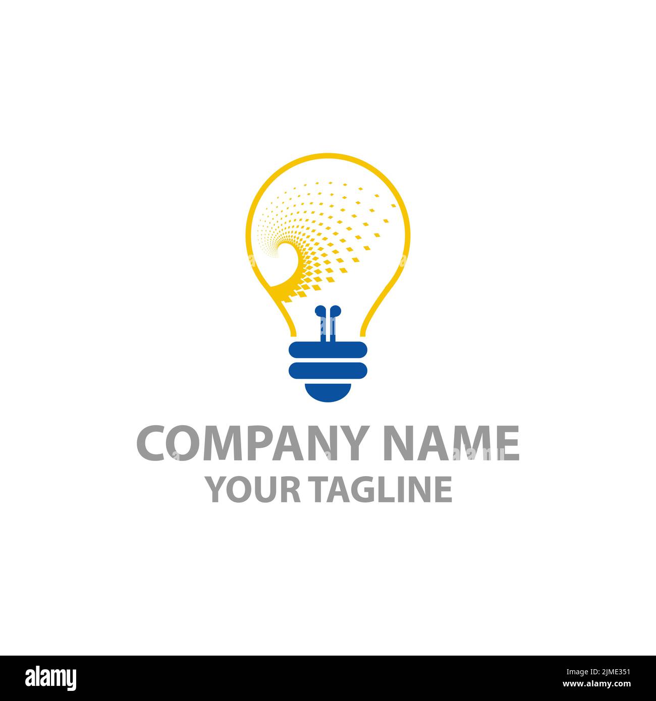 Modern Light Bulb Logo
