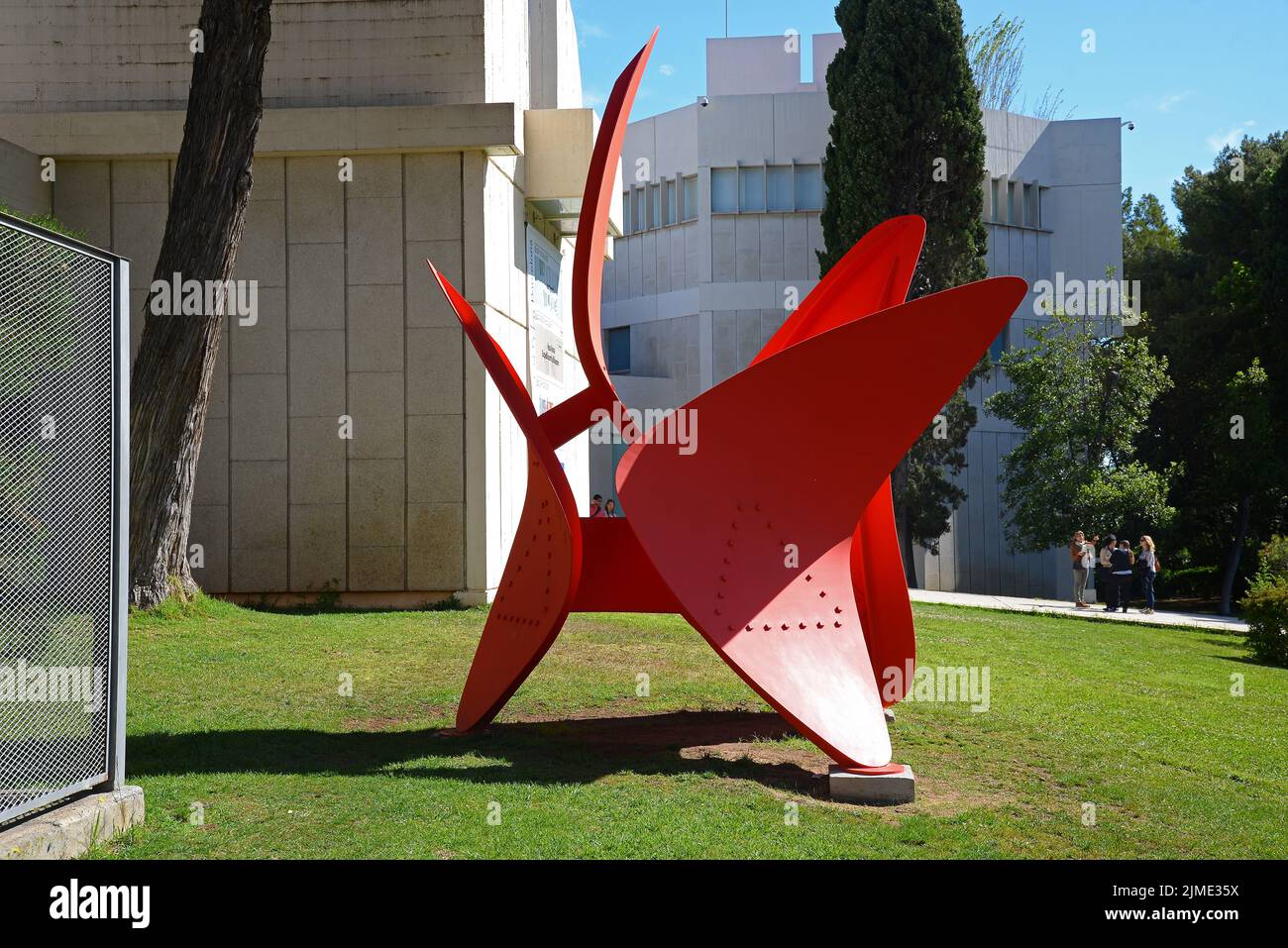 Joan Miro Foundation, Barcelona, Spain Stock Photo - Alamy
