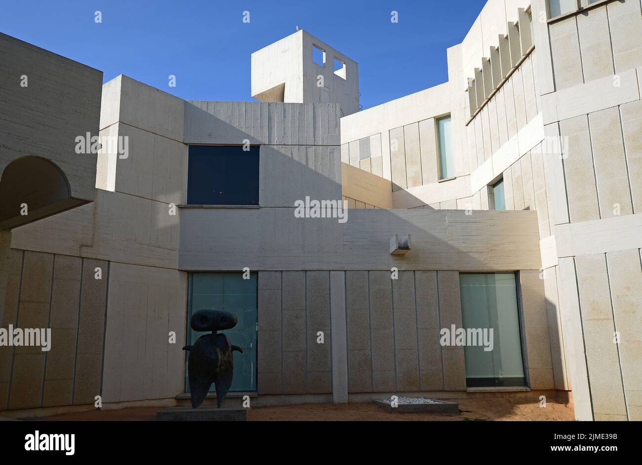 Joan Miro Foundation, Barcelona, Spain Stock Photo - Alamy