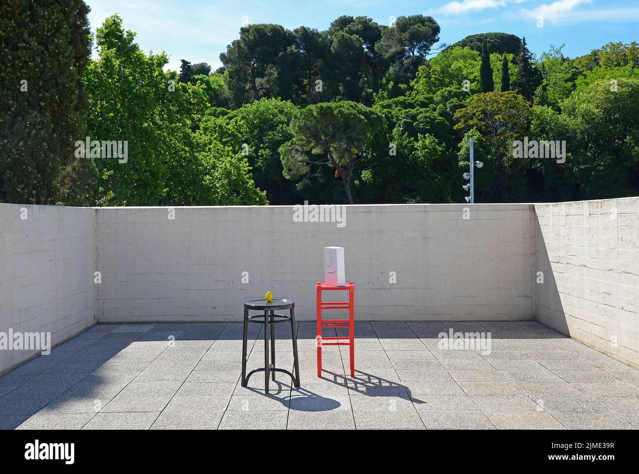 Joan Miro Foundation, Barcelona, Spain Stock Photo - Alamy