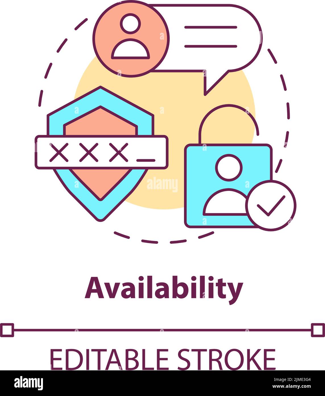 Availability concept icon Stock Vector Image & Art - Alamy