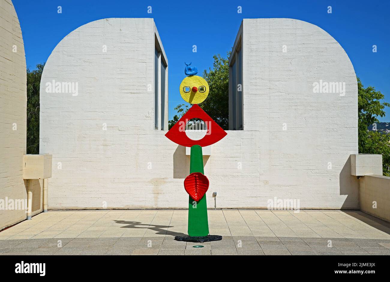 Joan Miro Foundation, Barcelona, Spain Stock Photo - Alamy