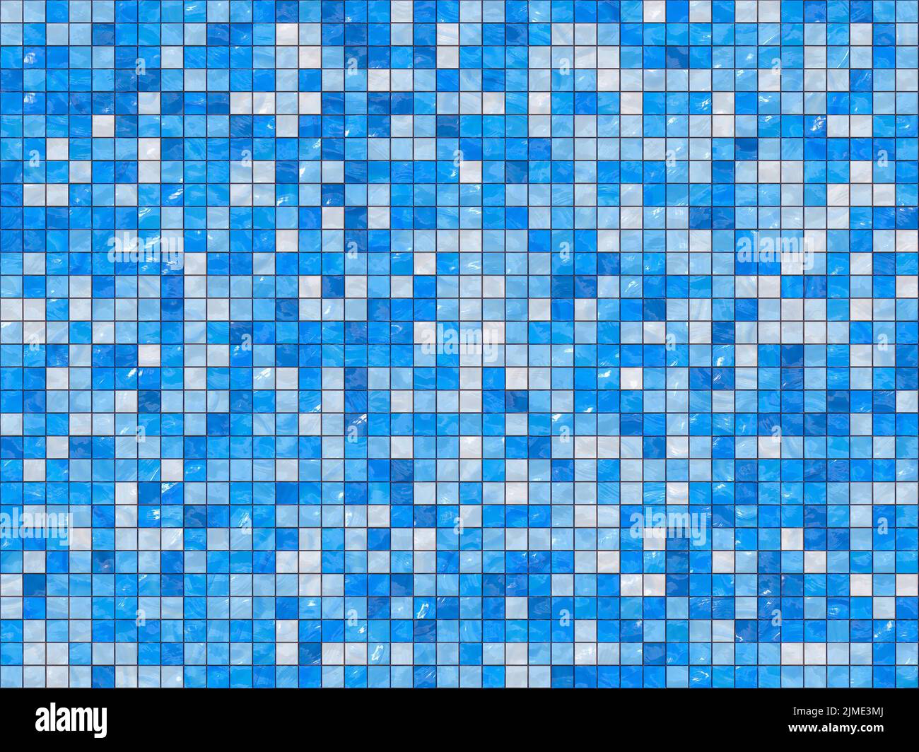 Pattern of new shiny blue and white facing tiles Stock Photo - Alamy