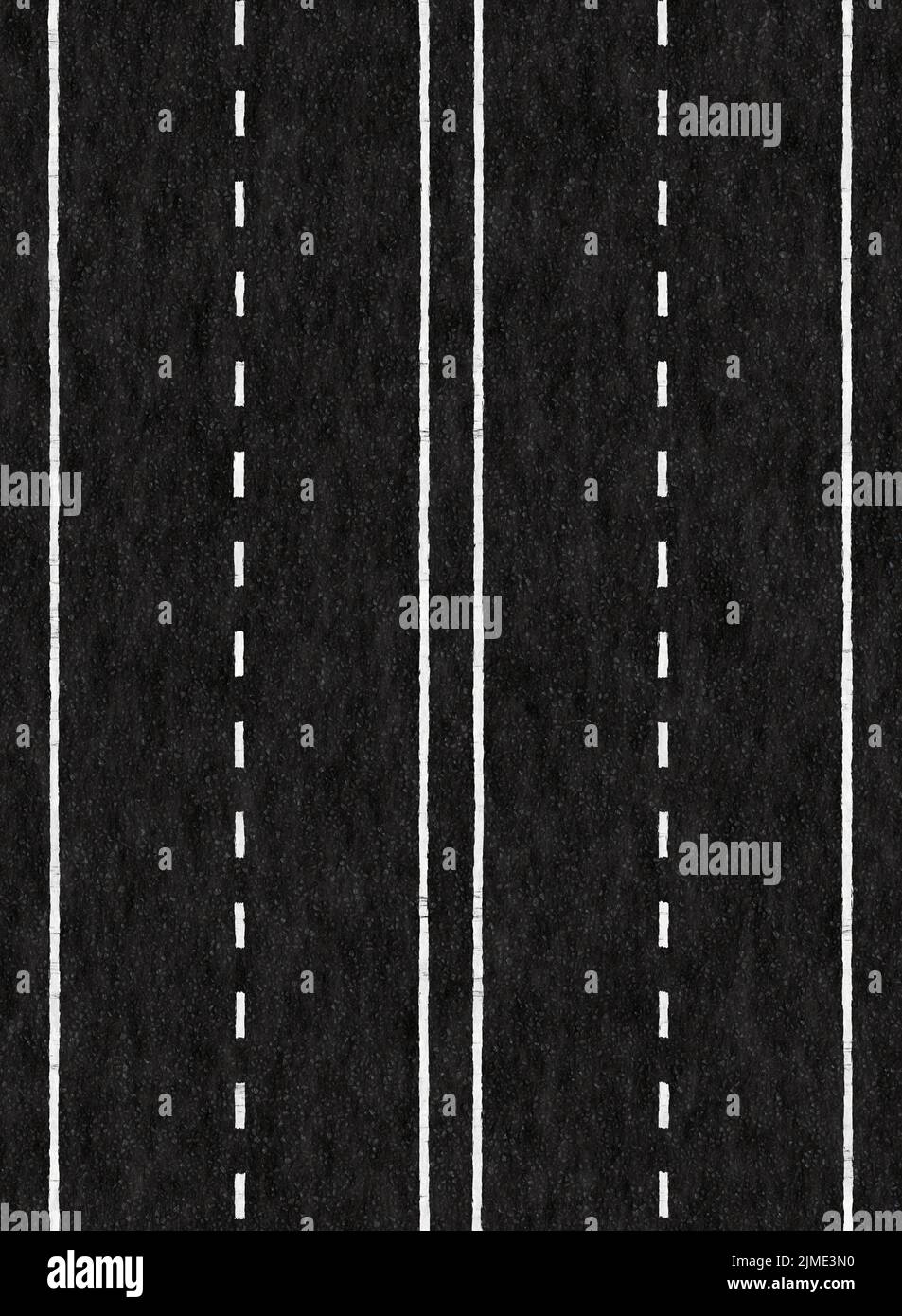 Road markings on an asphalt road Stock Photo - Alamy