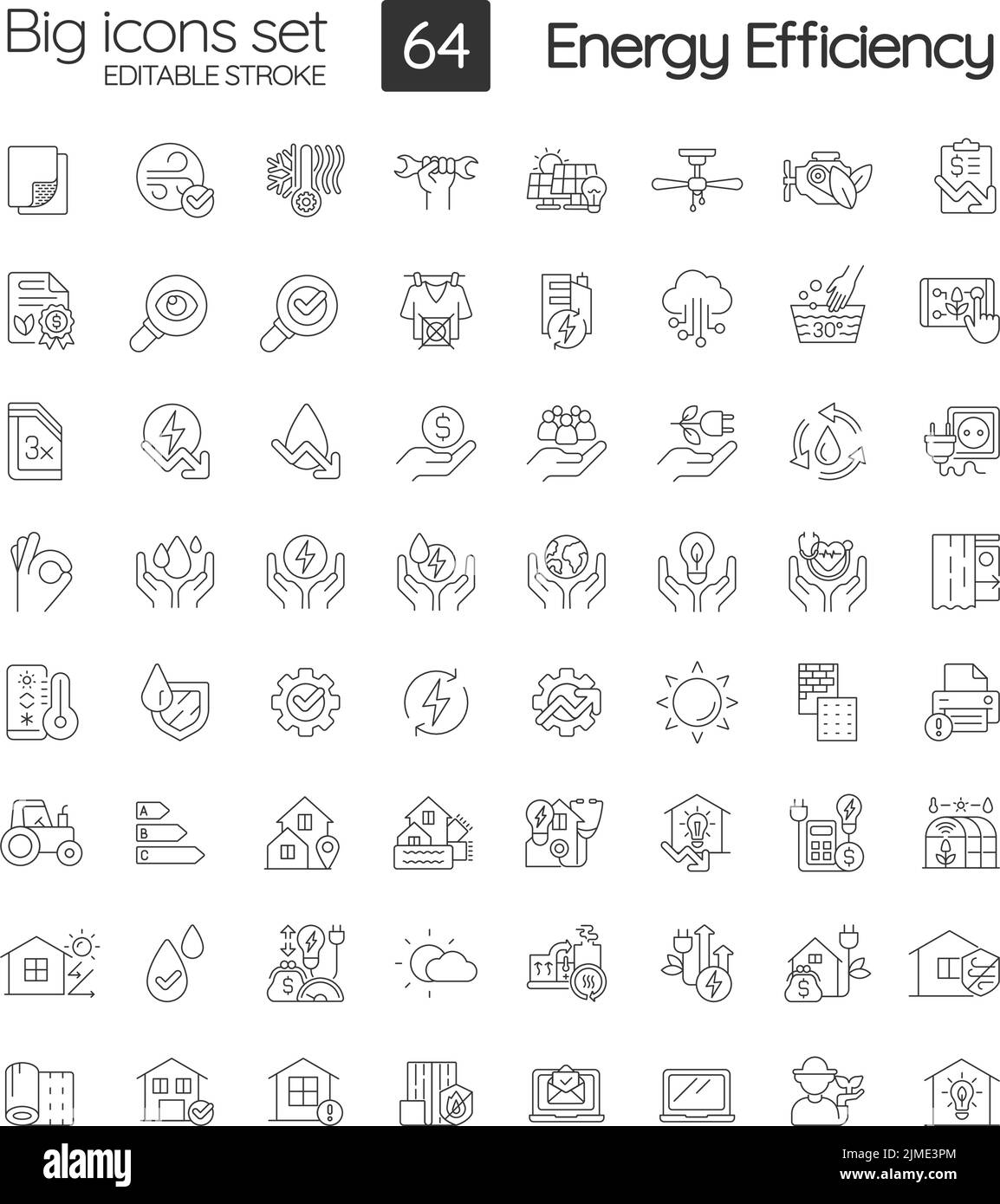 Energy icons pack Stock Vector Images - Alamy