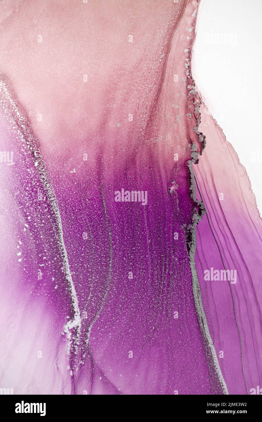 Abstract. Ink, paint,. Colorful abstract painting background. Closeup ...