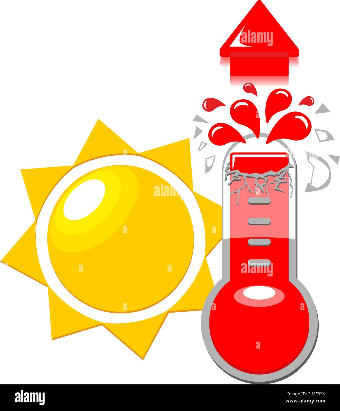 Hot weather, abnormally high temperature global warming on the planet ...