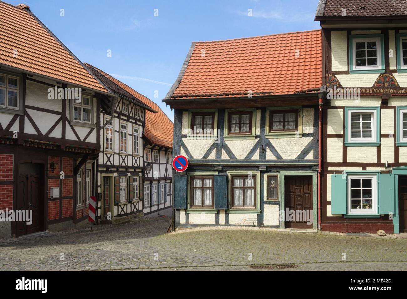 Hornburg - Historical old town, Germany Stock Photo - Alamy